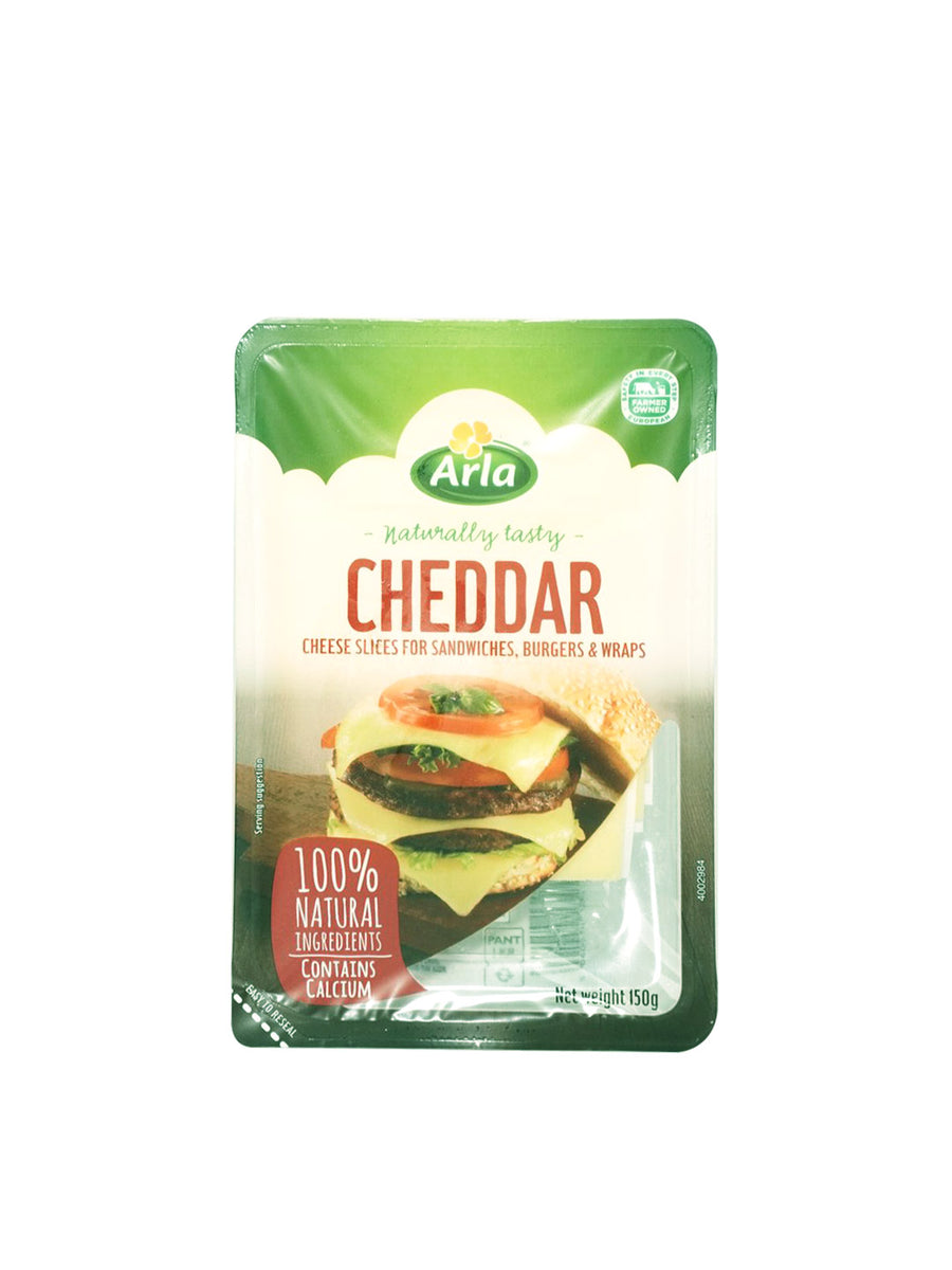 ARLA CHEDDAR CHEESE SLICES 150G – Village Grocer - 1st Avenue