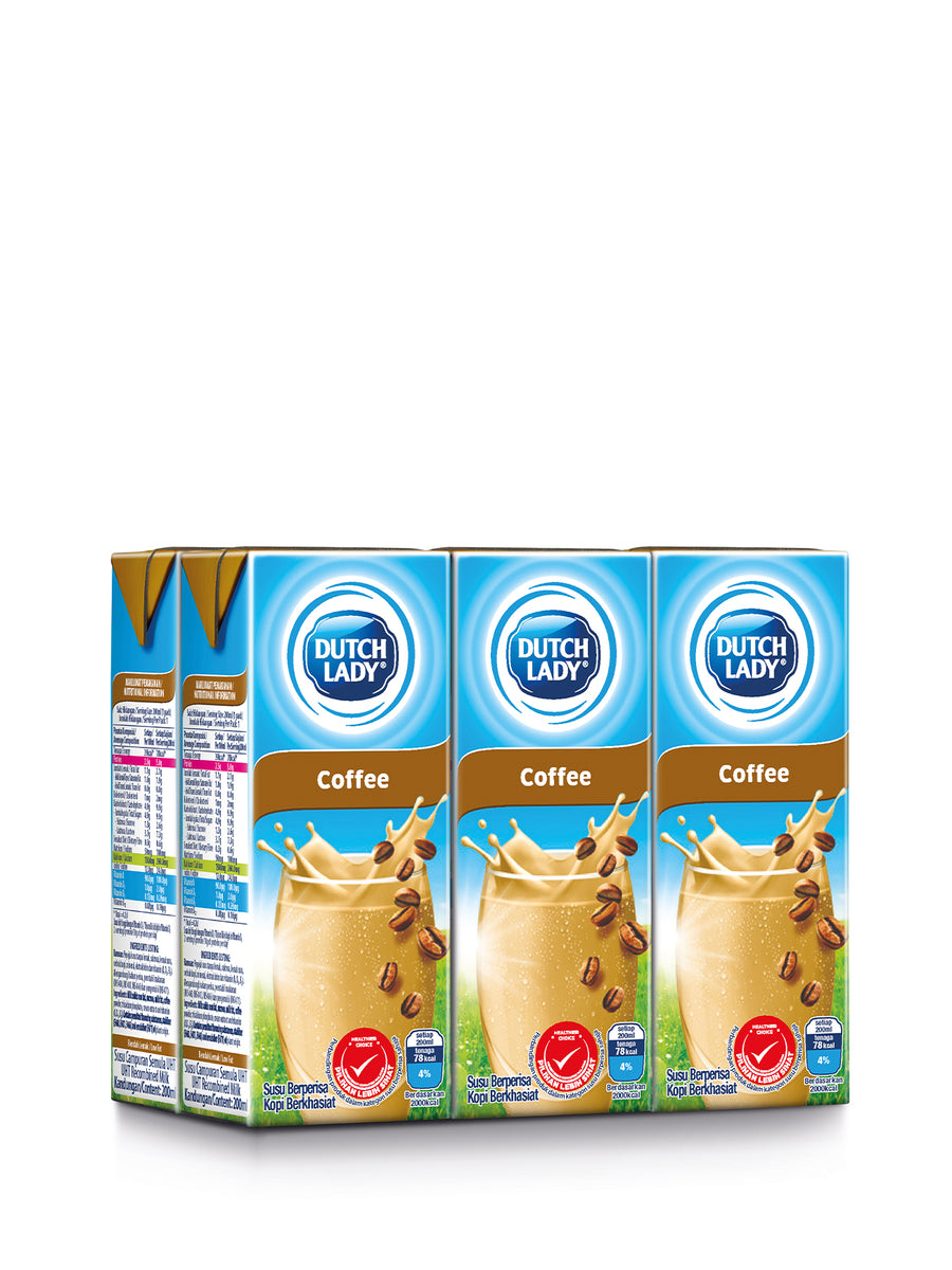 DUTCH LADY UHT COFFEE 6X200ML – Village Grocer - 1st Avenue