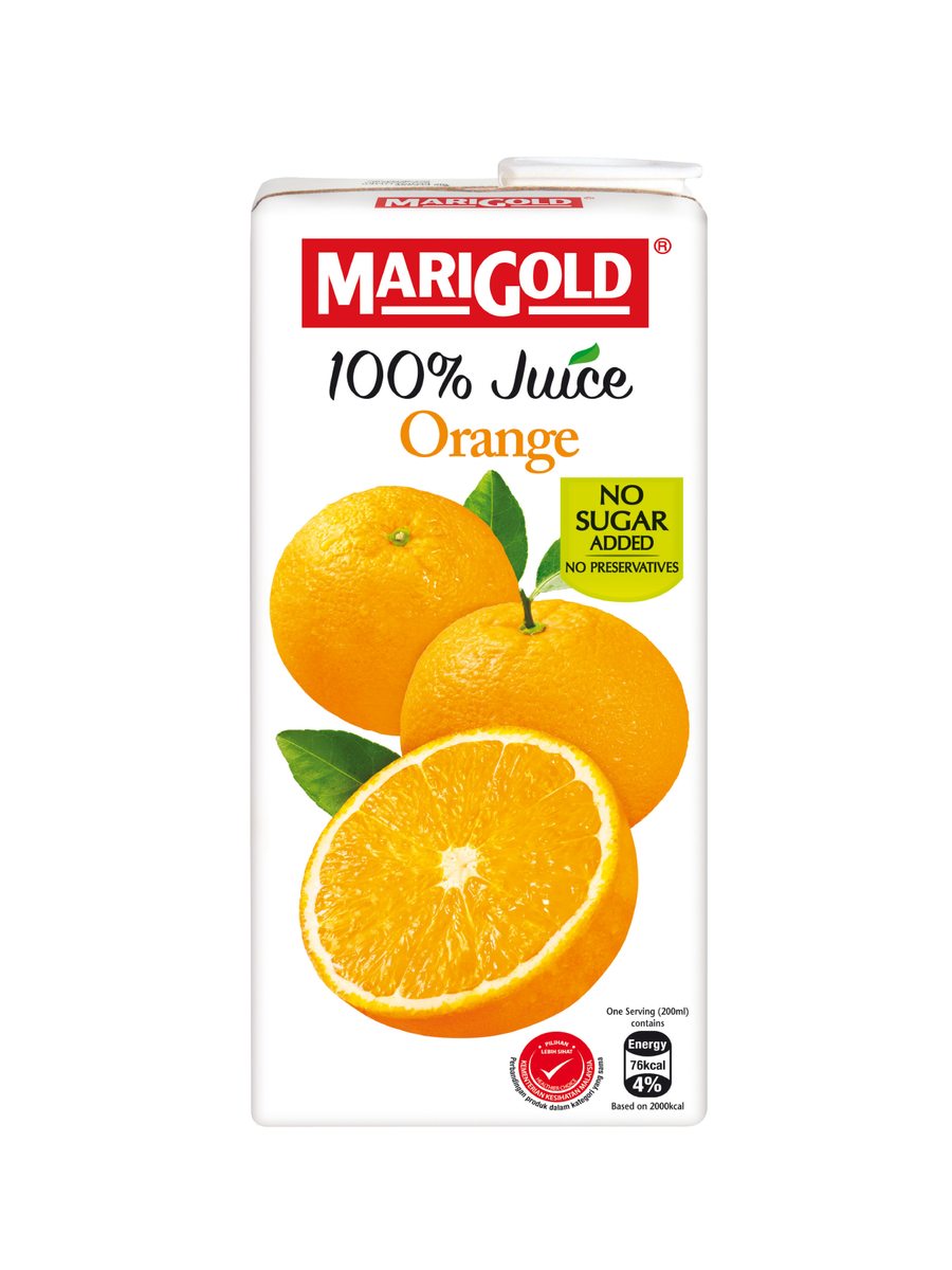 MARIGOLD 100% JUICE ORANGE 1L – Village Grocer - 1st Avenue