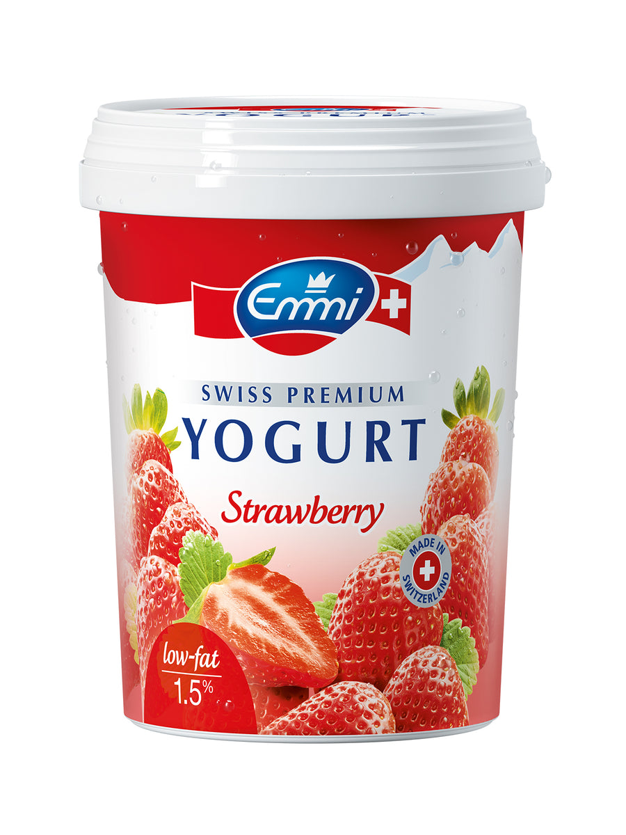 EMMI SWISS YOGURT STRAWBERRY 1KG – Village Grocer - 1st Avenue