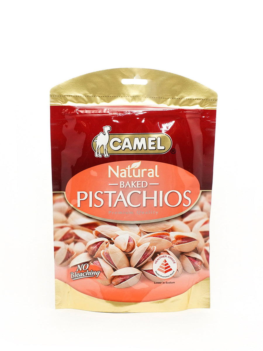 CAMEL NATURAL BAKED PISTACHIOS 135G – Village Grocer - 1st Avenue