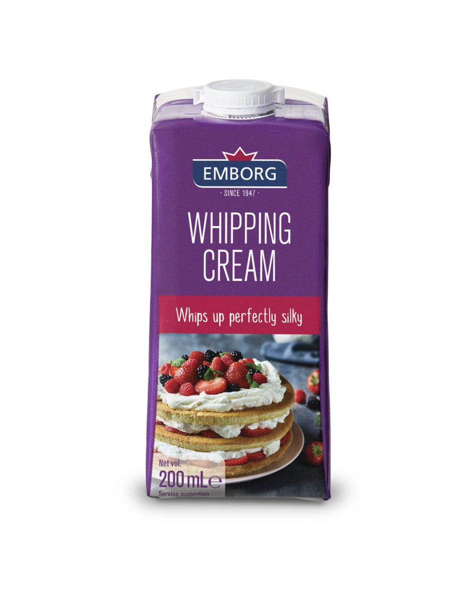 EMBORG UHT WHIPPING CREAM 200ML – Village Grocer - 1st Avenue