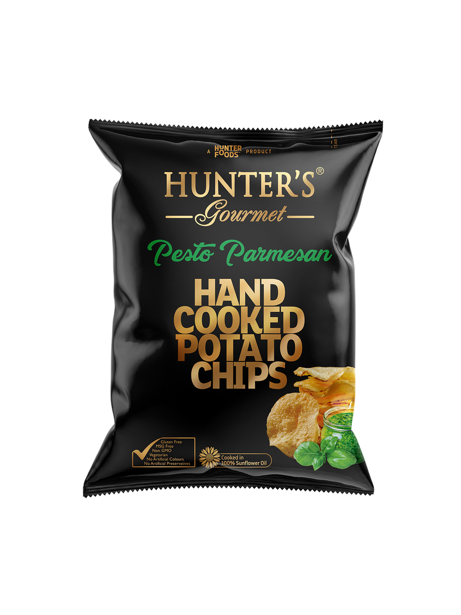 HUNTER'S GOUR H/COOK POTATO CHIPS P/PARM 125G – Village Grocer - 1st Avenue