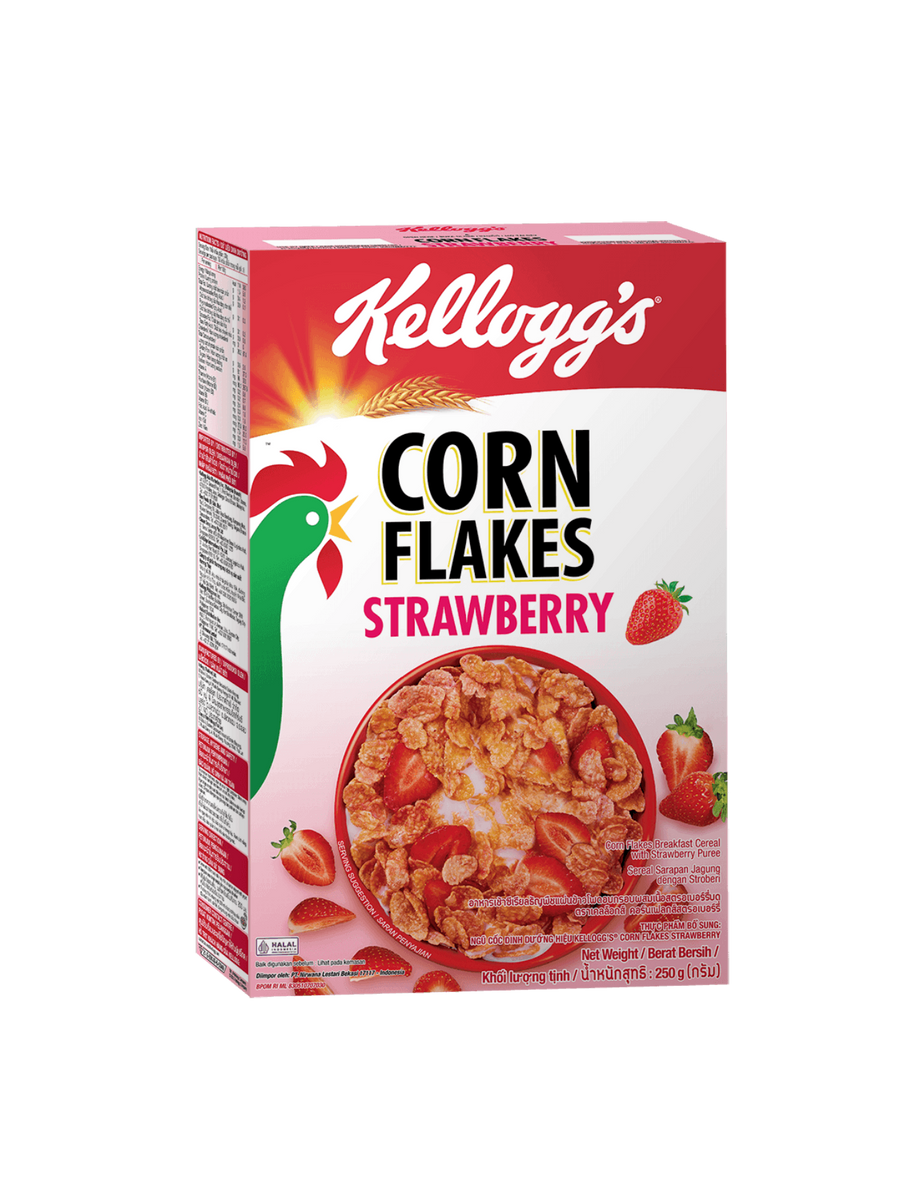 KELLOGGS STRAWBERRY CORNFLAKES 250G – Village Grocer - 1st Avenue