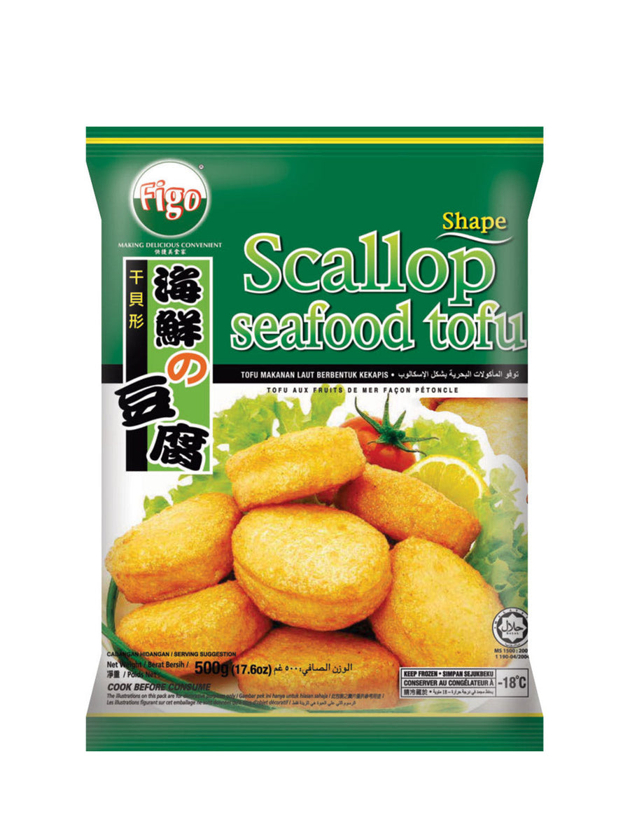 FIGO SCALLOP SHAPE SEAFOOD TOFU 500G – Village Grocer - 1st Avenue